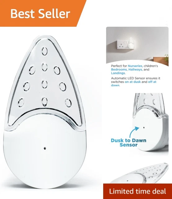 AUTOMATIC LED NIGHT Light Plug-In Low Energy £9.99 - PicClick UK