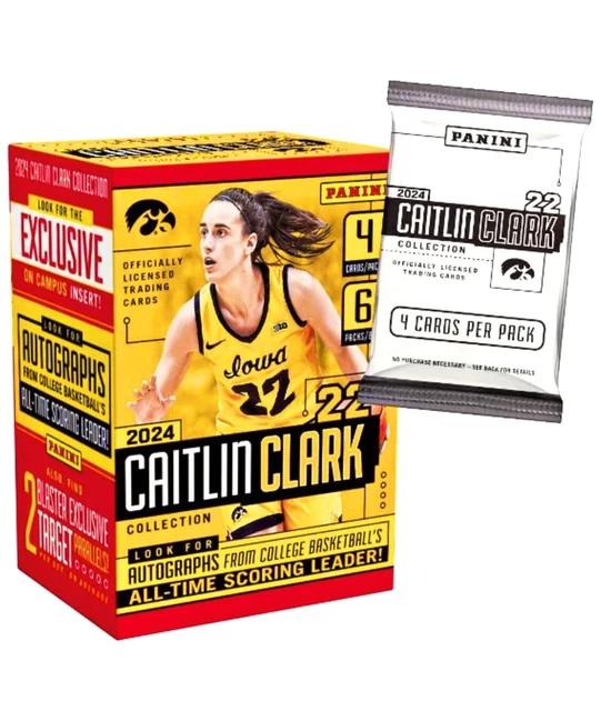 2024 CAITLIN CLARK Collection Sealed Blaster Pack (4cards) RC Possible ...