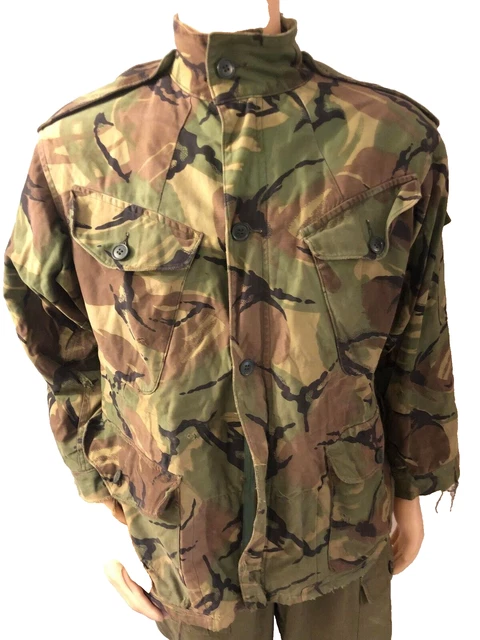 BRITISH ARMY 1968 Pattern Lined Jacket Size 2 Vintage DPM Camo Surplus ...