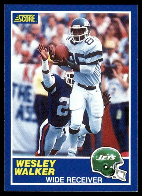 1989 SCORE WESLEY Walker #35 Jets de New York EUR 1,08 - PicClick FR