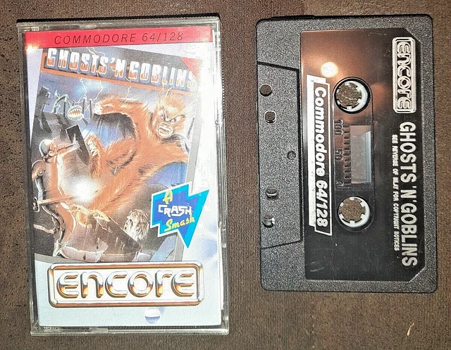 RETRO/VINTAGE GHOSTS'N GOBLINS By Encore For Commodore 64 - Cassette ...