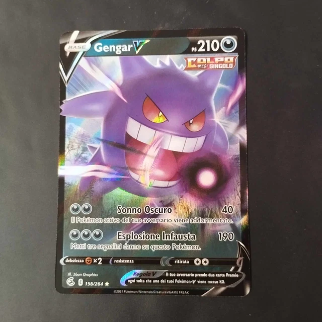 POKEMON GENGAR V 156/264 Colpo Fusione Ita EUR 8,99 - PicClick FR
