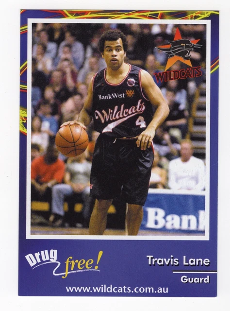 WA BASKETBALL PERTH Wildcats Card 2003/2004 Travis Lane & Lander ...
