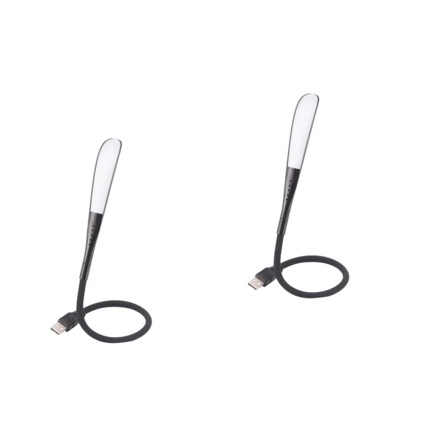 2 PIECES LED Desk Lamp with Usb Touch Control Bedside Laptop Light ...