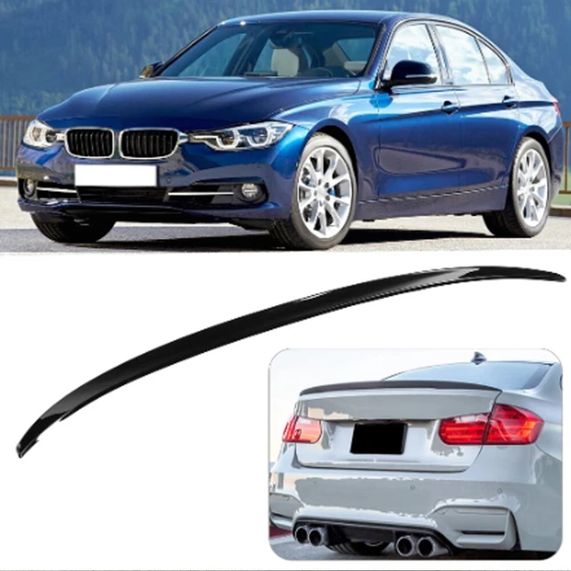 POUR BMW 3ER F30 F80 M3 F82 M4 320i 325i 330i 335i Aileron Noir Spoiler ...