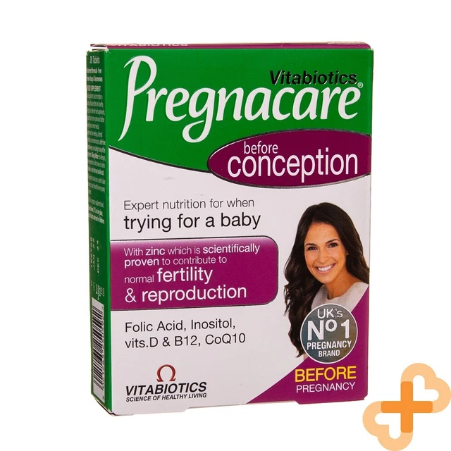 VITABIOTICS PREGNACARE BEFORE Conception Pregnancy 30 Tablets Fertility ...