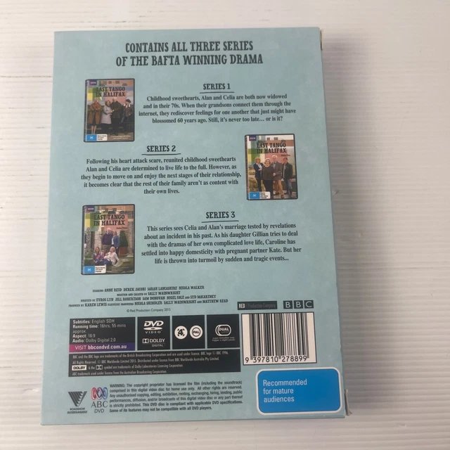 LAST TANGO IN Halifax - Series 1 2 3 Complete DVD Box Set (Region 4) £ ...