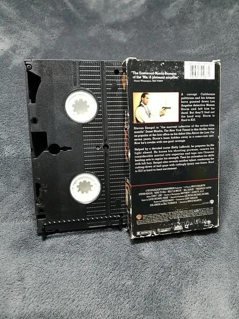 HARD TO KILL (VHS, 1990) Movie, Warner Home Video - S. Seagal CULT £5. ...