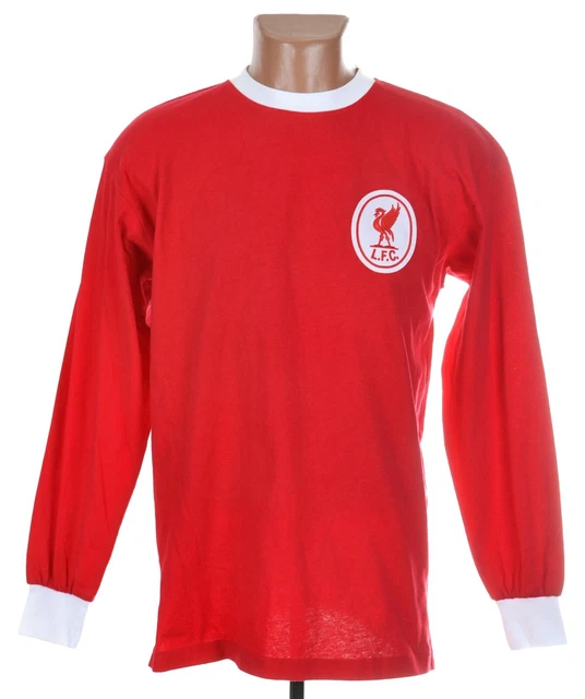 LIVERPOOL ENGLAND 1970'S Home Football Shirt Score Draw Long Sleeve ...