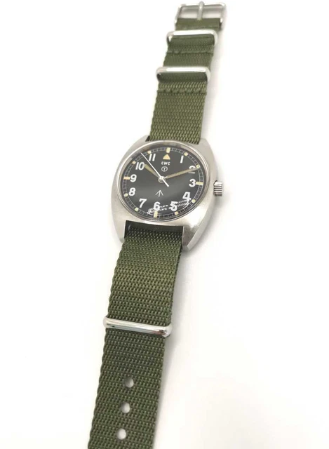CWC W10 TRITIUM NATO 70's British Military Hand-wound Wristwatch 35mm ...