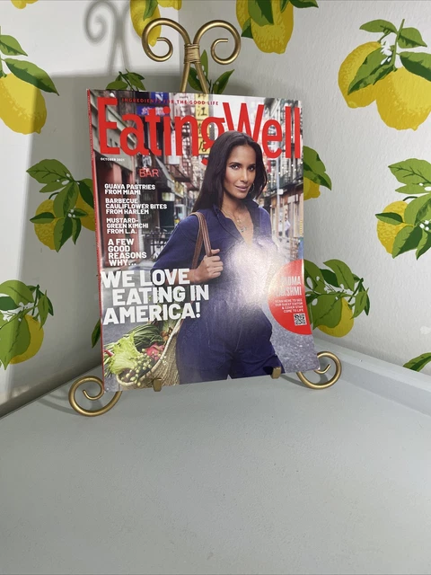 EATING WELL MAGAZINE October 2021 Padma Lakshmi, We Love Eating in America £9.51 - PicClick UK