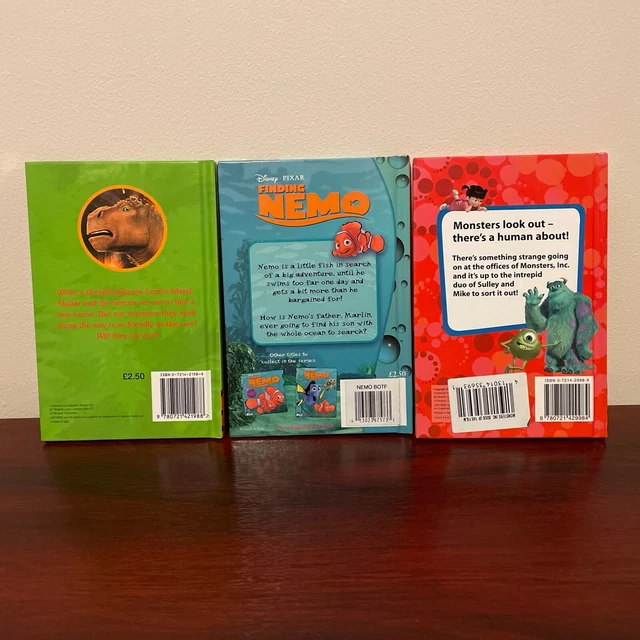 DISNEY LADYBIRD BOOKS, Dinosaur, Finding Nemo, Monsters Inc. £4.50 ...