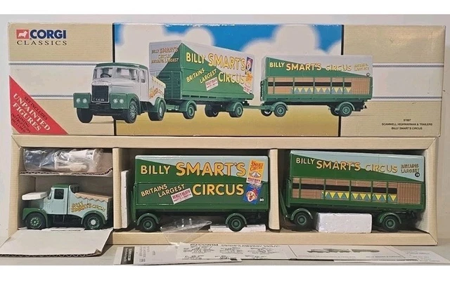 CORGI CLASSICS BILLY Smart's Circus Scammell Highwayman Truck Model ...
