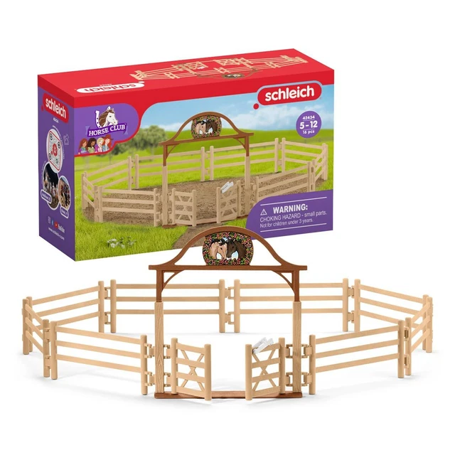 SCHLEICH 42434N PADDOCK with entry gate Horse Club Toy Playset ...