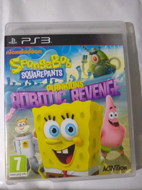 SPONGEBOB SQUAREPANTS PLANKTONS Robotic Revenge PS3 Kids Video Game £18 ...