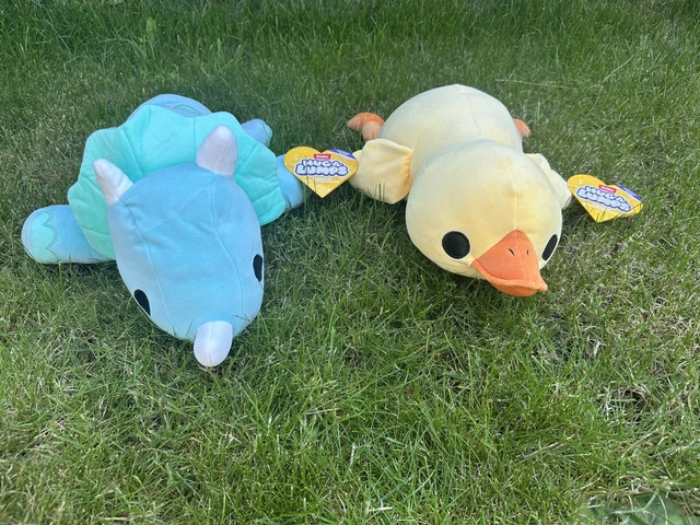 HUG-A-LUMPS DELILAH THE Dinosaur And Bailey The Duck Set Of 2x Soft ...
