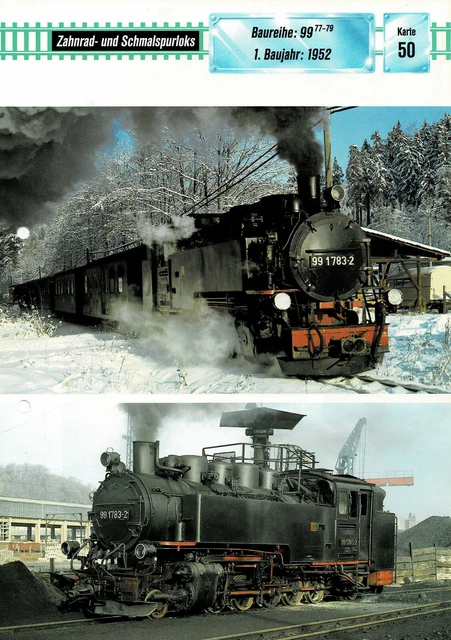 BAUREIHE: 99 77-79, Nachbaulokomotive Deutsche Reichsbahn (Ost ...