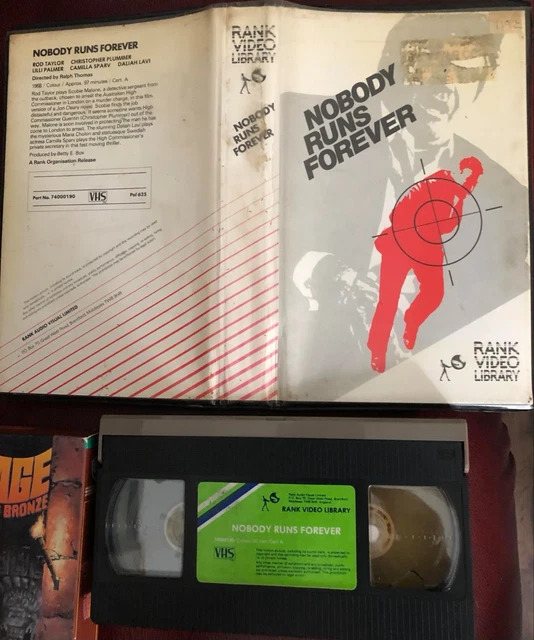 NOBODY RUNS FOREVER RANK VHS PRE CERT no mold £5.43 - PicClick UK