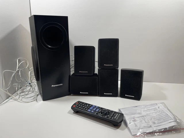 PANASONIC 5.1 SURROUND Sound Speaker System, Subwoofer, Centre, and ...