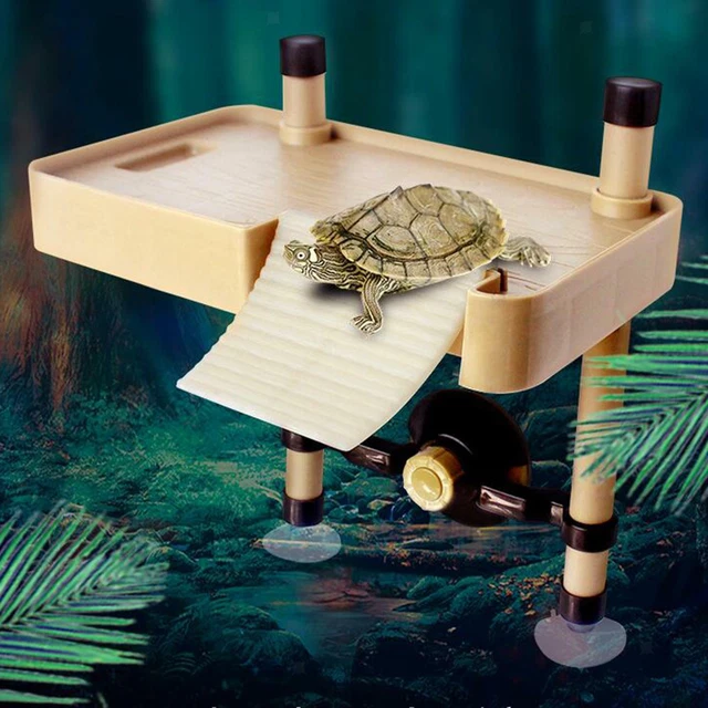 LARGE TURTLE BASKING Floating Platform Dock Tortoise Habitat Resting ...
