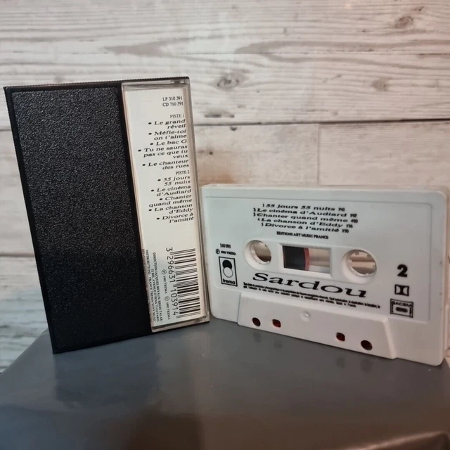 CASSETTE AUDIO K7 Michel Sardou Le Bac G Le Cinema D'audiard 1992 Tape ...