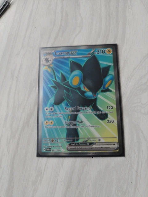 CARTE POKÉMON LUXRAY EX 195/167 FA EV06 Mascarade Crépusculaire TWM FR ...