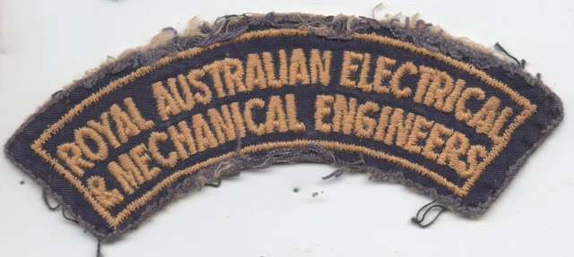 ROYAL AUSTRALIAN ELECTRICAL & Mechanical Engineers shoulder title £3.99 ...