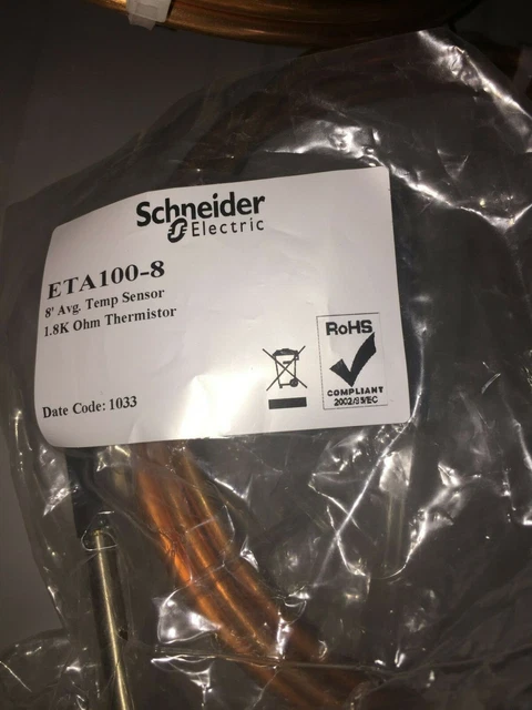 SCHNEIDER ELECTRIC ETA100-8 1,8k Ohm Thermistor 8' Kanal Ave ...