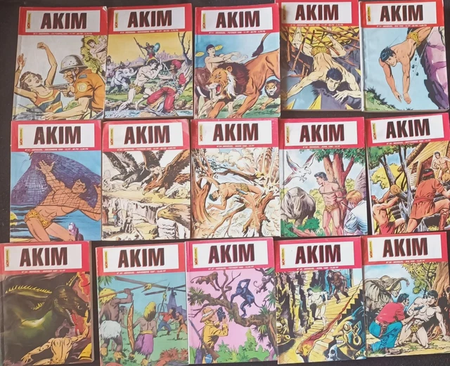 GROS LOT DE 36 B.d Akim+2 Album Akim-Bon État A Très Bon État EUR 33,00 - PicClick FR