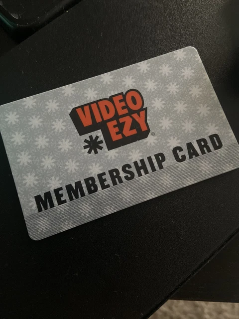 VIDEO EZY CUSTOMER Membership Plastic Rental Card $40.00 - PicClick AU