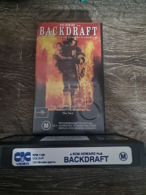 BACKDRAFT, RON HOWARD, VHS Tape, Vintage Video, Movie M, 1991 £17.23 ...