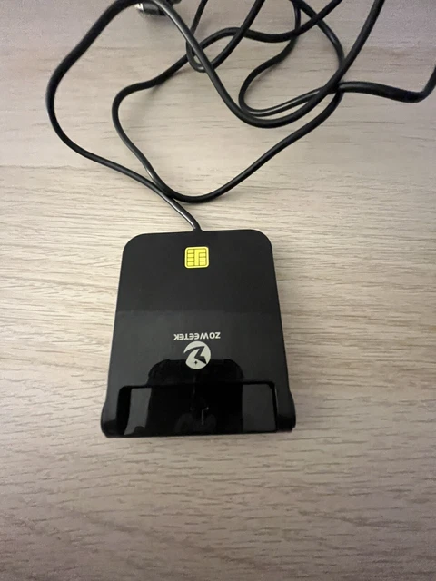 ZOWEETEK ID CARD Reader USB Smart Card Reader for European ID Cards £21 ...