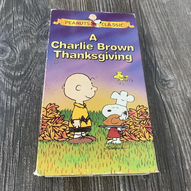 VINTAGE A CHARLIE Brown Thanksgiving VHS 1973 Peanuts Holiday Paramount ...