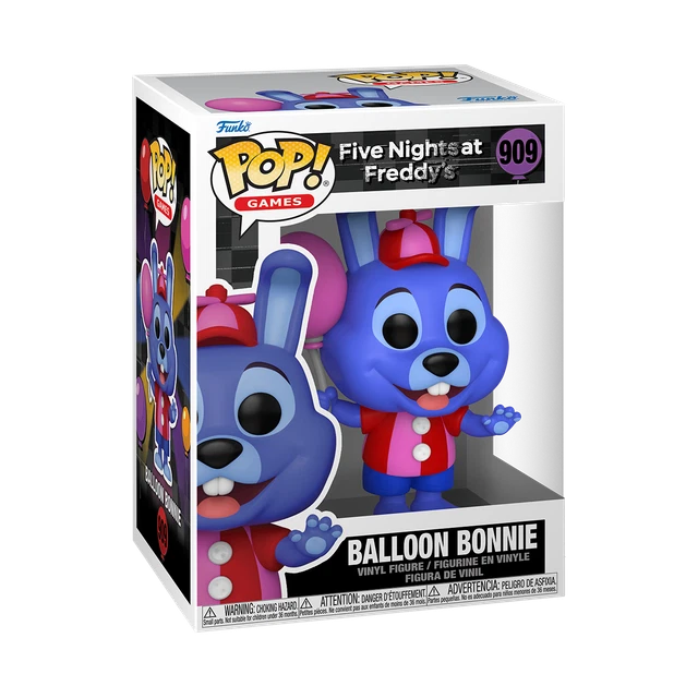 FIVE NIGHTS AT Freddy's Balloon Bonnie Pop Games #909 Vinyl Figurine ...