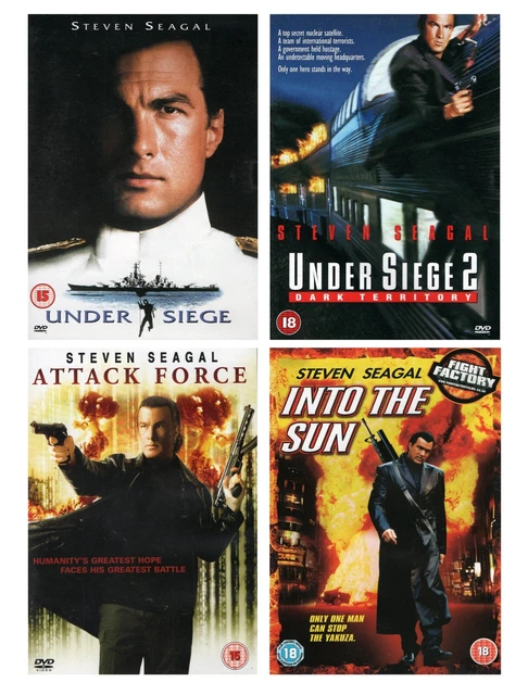 STEVEN SEAGAL DVD COLLECTION (Hard Target 1&2/ /Into The Sun/Attack ...