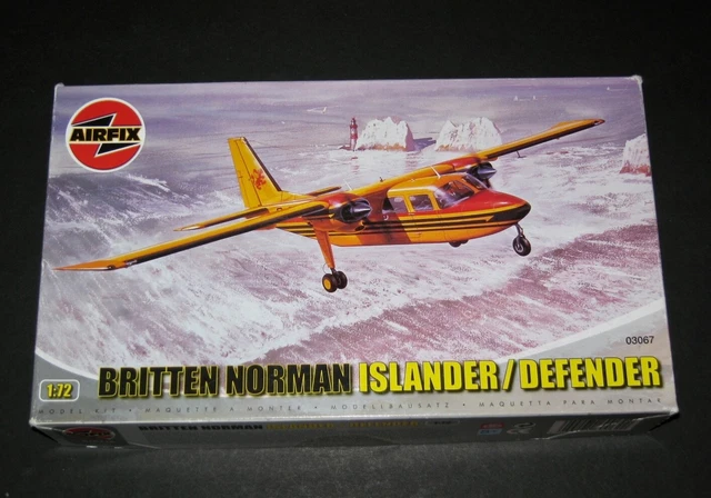 AIRFIX 1:72 SCALE Britten Norman Islander/Defender unmade model kit £18 ...