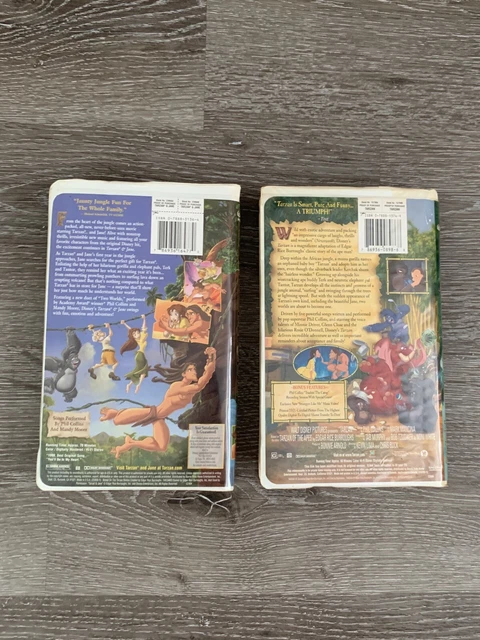 DISNEY TARZAN & Jane VHS Clamshell Movie VHS Vintage 1999 Tony Goldwyn ...