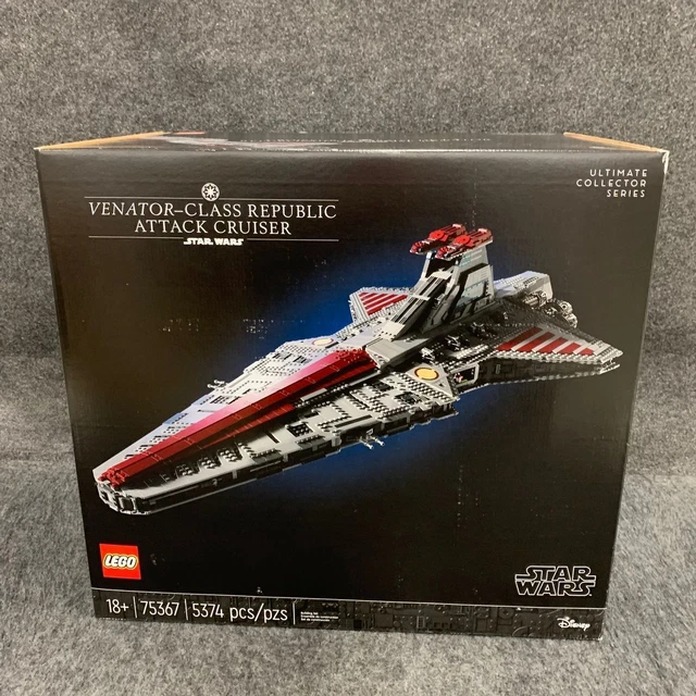 LEGO 75367 STAR Wars Venator-Class Republic Attack Cruiser, Sealed Box ...