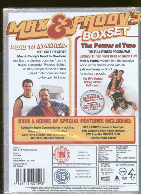MAX AND PADDY'S Boxset Self-Titled CD/DVD Europe Channel 4 2006 Pal ...