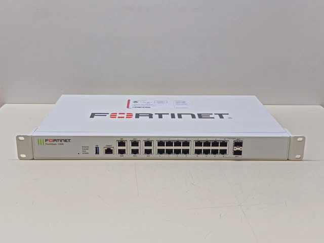 FORTINET FORTIGATE 100E Firewall Security Appliance NO LICENSE *READ ...