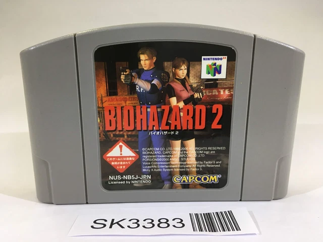 SK3383 BIOHAZARD 2 Resident Evil Nintendo 64 N64 Japan $187.68 ...
