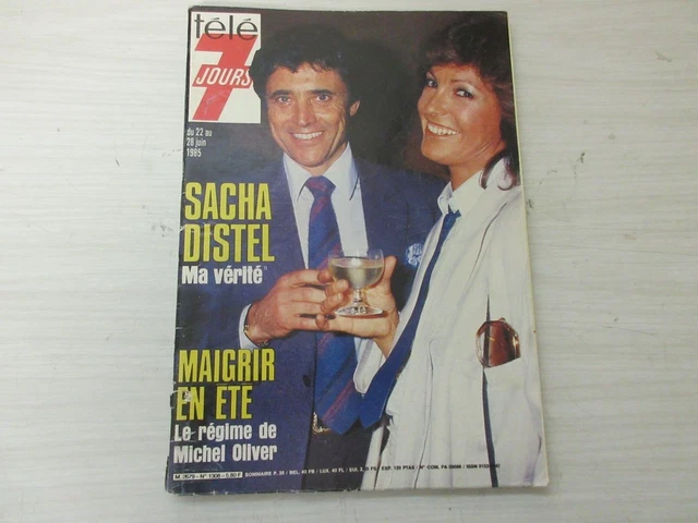 TELE 7 JOURS 1308 06.1985 DISTEL MOREL CALFAN De KERSAUSON CHARLEBOIS ...