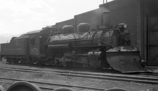 D&RGW DENVER RIO Grande Western Railway Narrow Gauge, No 470 Old Train ...