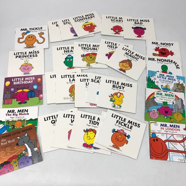 MR MEN & Little Miss Book Roger Hargreaves Children's Bundle x30 w ...