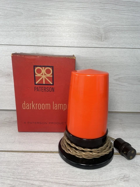 PATERSON CAMERA OSCURA lampada originale luce rossa di sicurezza ...