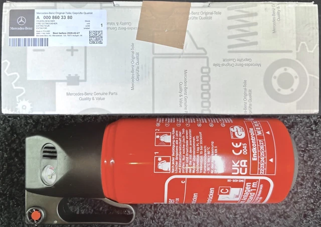 MERCEDES-BENZ W202 S202 C-Klasse Feuerlöscher Nachrüstung mit Halter ...