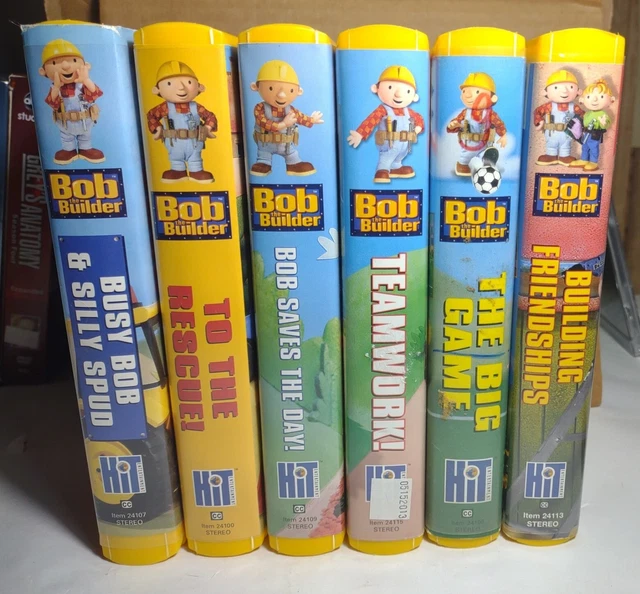 LOT DE 3 VHS Bob the Builder Teamwork, Can-Do Crew, The Big Game EUR 13 ...