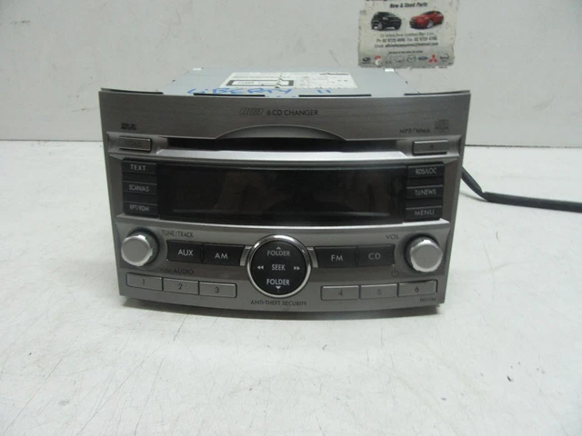 SUBARU LIBERTY RADIO/CD Player ,6 Cd Stacker , Panasonic, 5Th Gen, 09/ ...