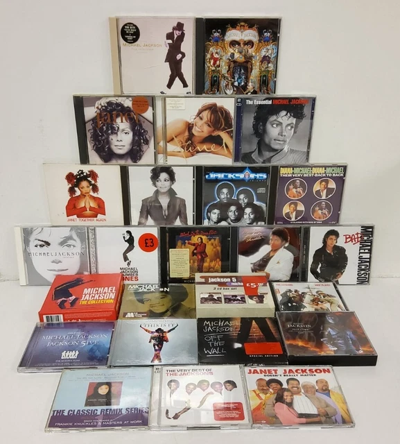 MICHAEL JACKSON CD Collection- History Goin' Places Invincible Thriller ...