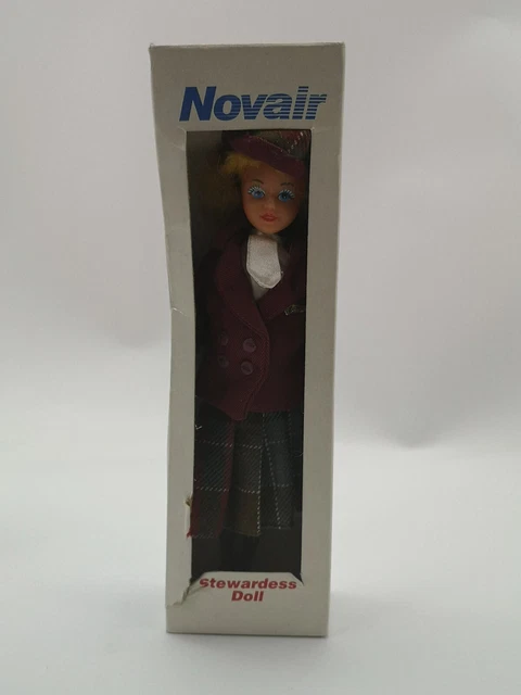 VINTAGE NOVAIR AIRLINES Cabin Crew Stewardess Doll Rexard £11.95 ...